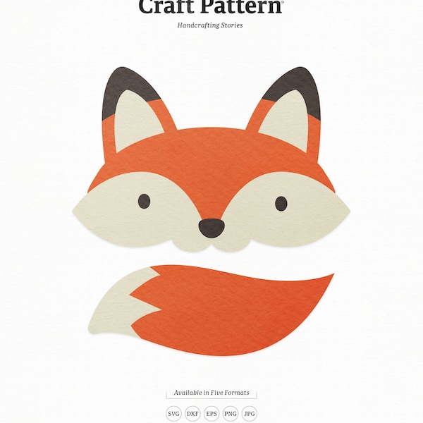Fox Face Svg - Etsy