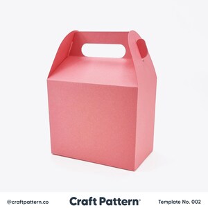 Square Gable Box SVG, Box Template SVG, Gift Box SVG, Party Favor Box ...