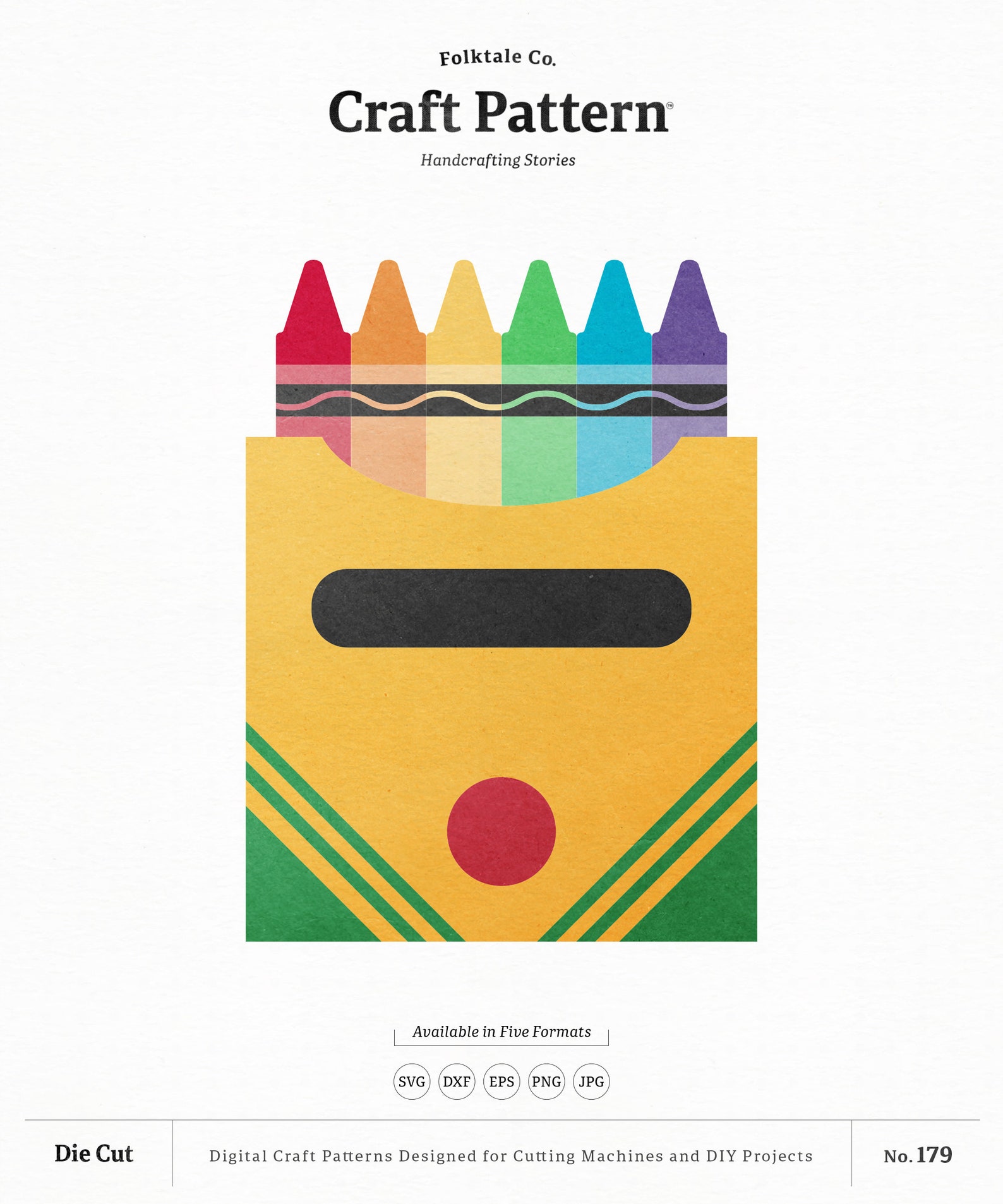 Box of Crayons SVG Craft Pattern, School SVG, Teacher SVG, Crayon Cut ...