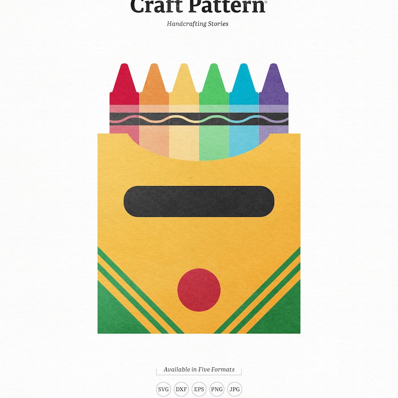 Crayon Box Clipart - Etsy