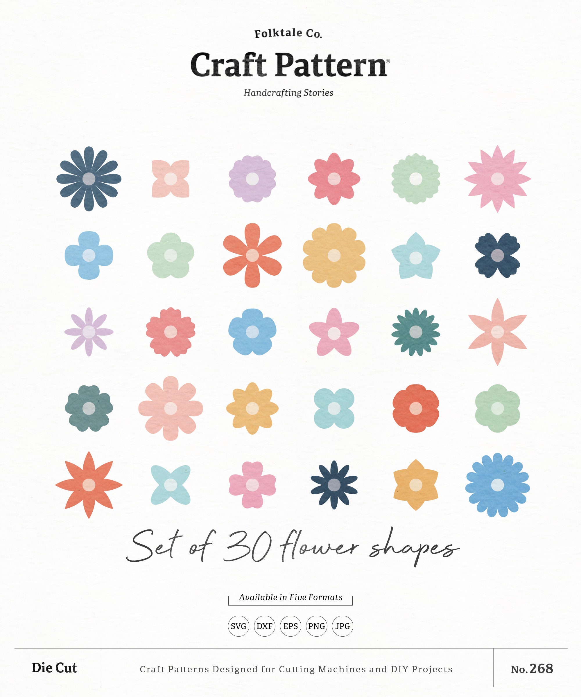 Basic Flower Shape Template