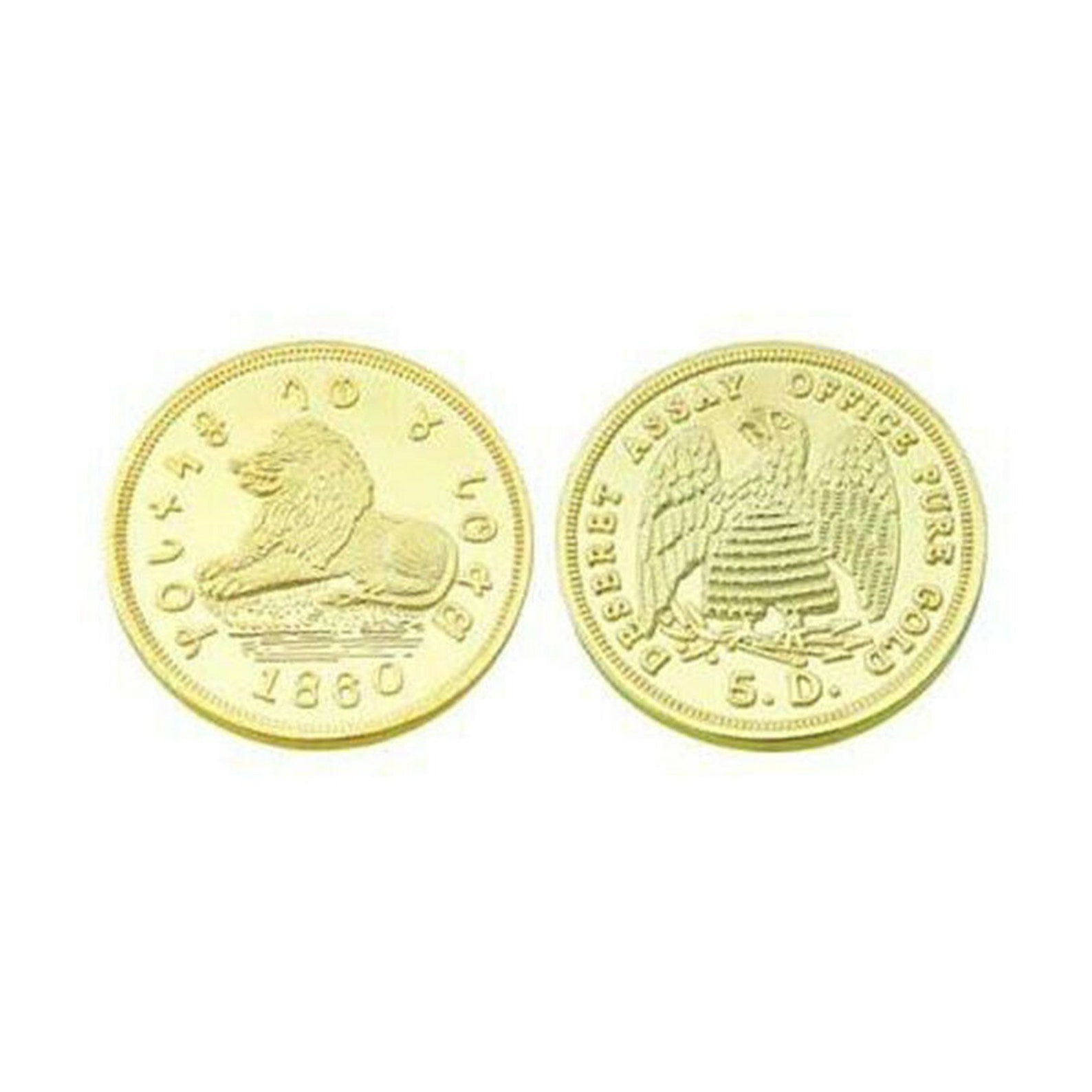 M11 LDS CTR 1860 Mormon Gold Coin Replica Handmade One Moment - Etsy ...