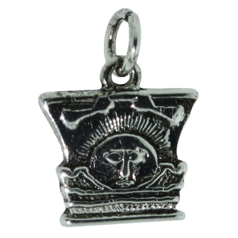 J49 Nauvoo Temple Sunstone Charm Handmade Silver One Moment in | Etsy