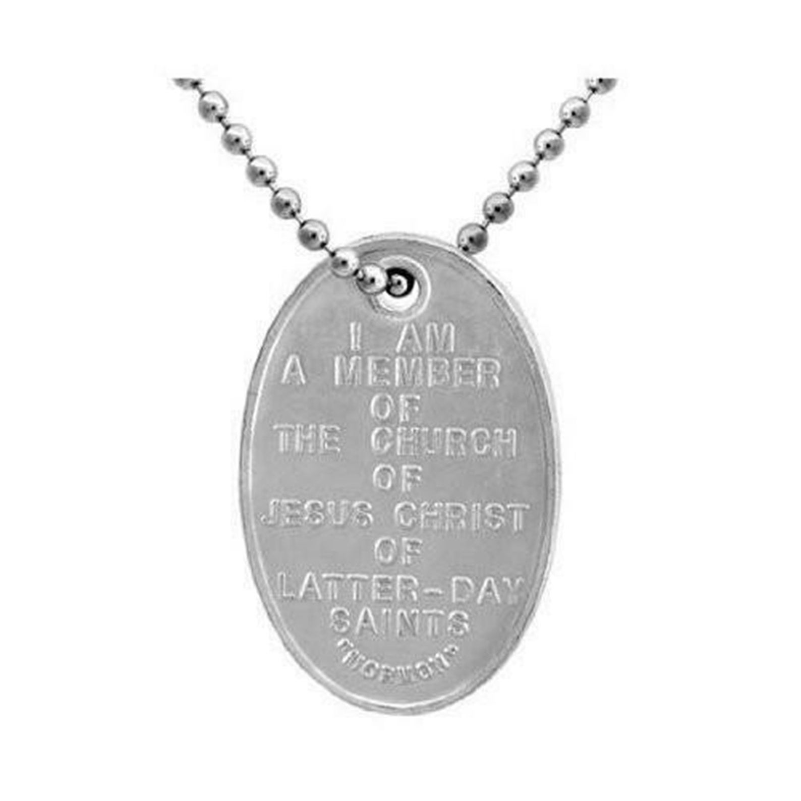 J15 LDS Unisex CTR Necklace Mormon Vintage Replica Silver One | Etsy