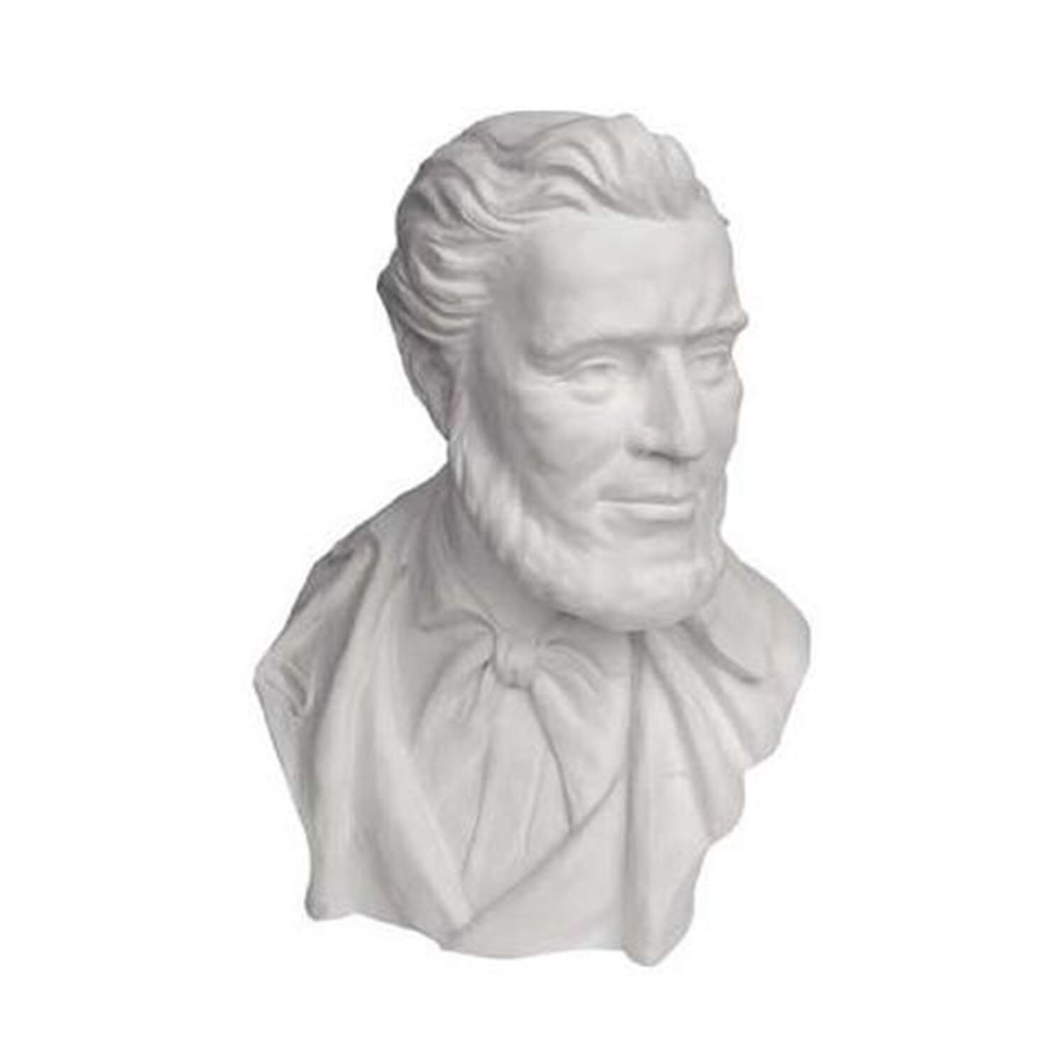 S28 Statue Brigham Young Bust White Cultured Marble 10 - Etsy