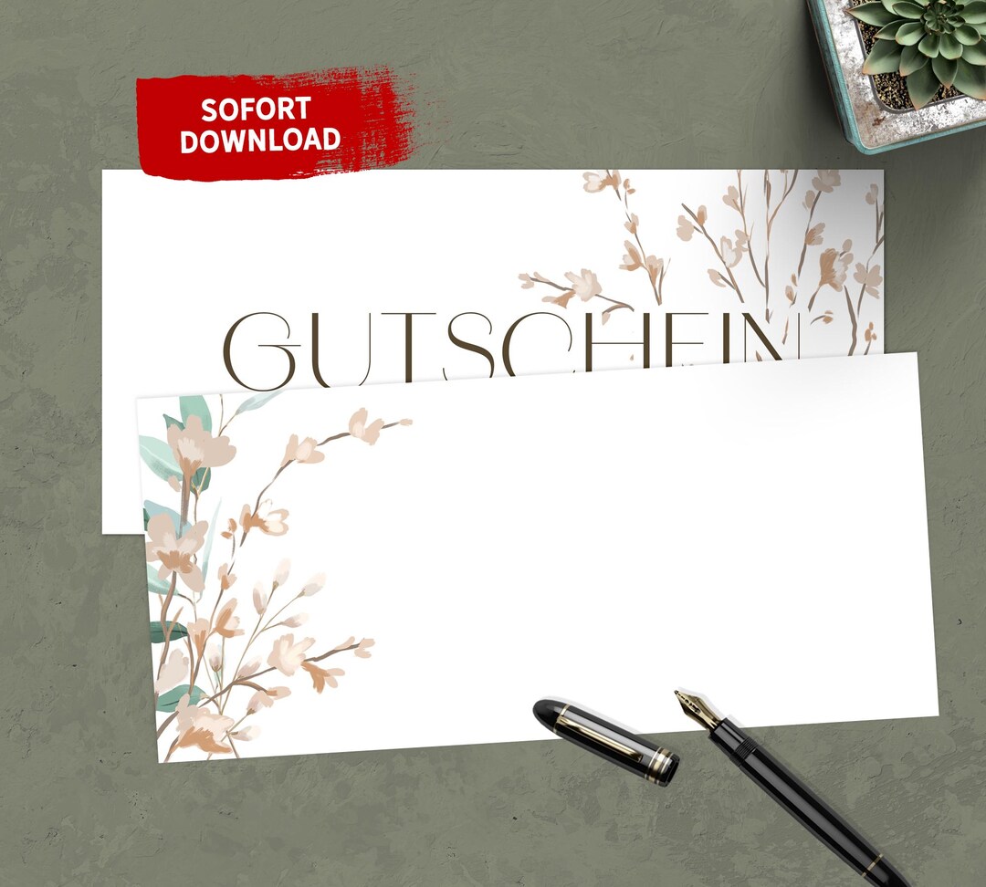 Blank Voucher Template / Voucher Card / Gift Voucher Time Instead of ...