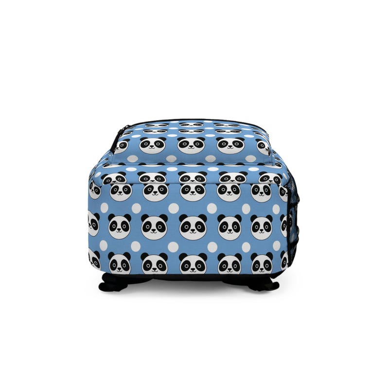 Panda Backpack Cute Blue School Bag for Kids Kawaii Animal Bookbag Gift ...