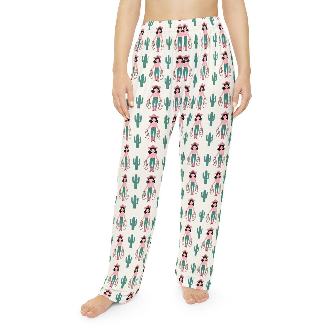 Cowgirl Pajama Pants, Western Loungewear, Rodeo Lover Sleepwear, Cute ...