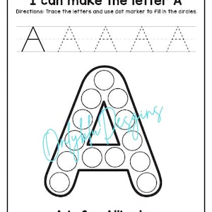 Alphabet Tracing Workbook: Fun Letter Practice - Etsy