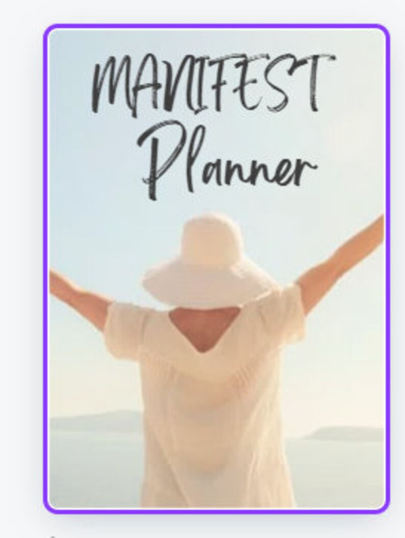 Manifest Planner: Achieve Your Dreams With Daily Affirmations, Goal ...