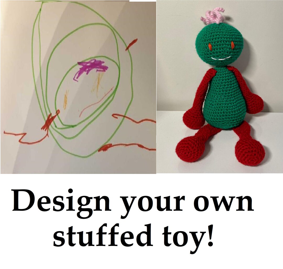Design Your Own Stuffed Toy. Unique, Bespoke Memory Toys. Child Picture ...