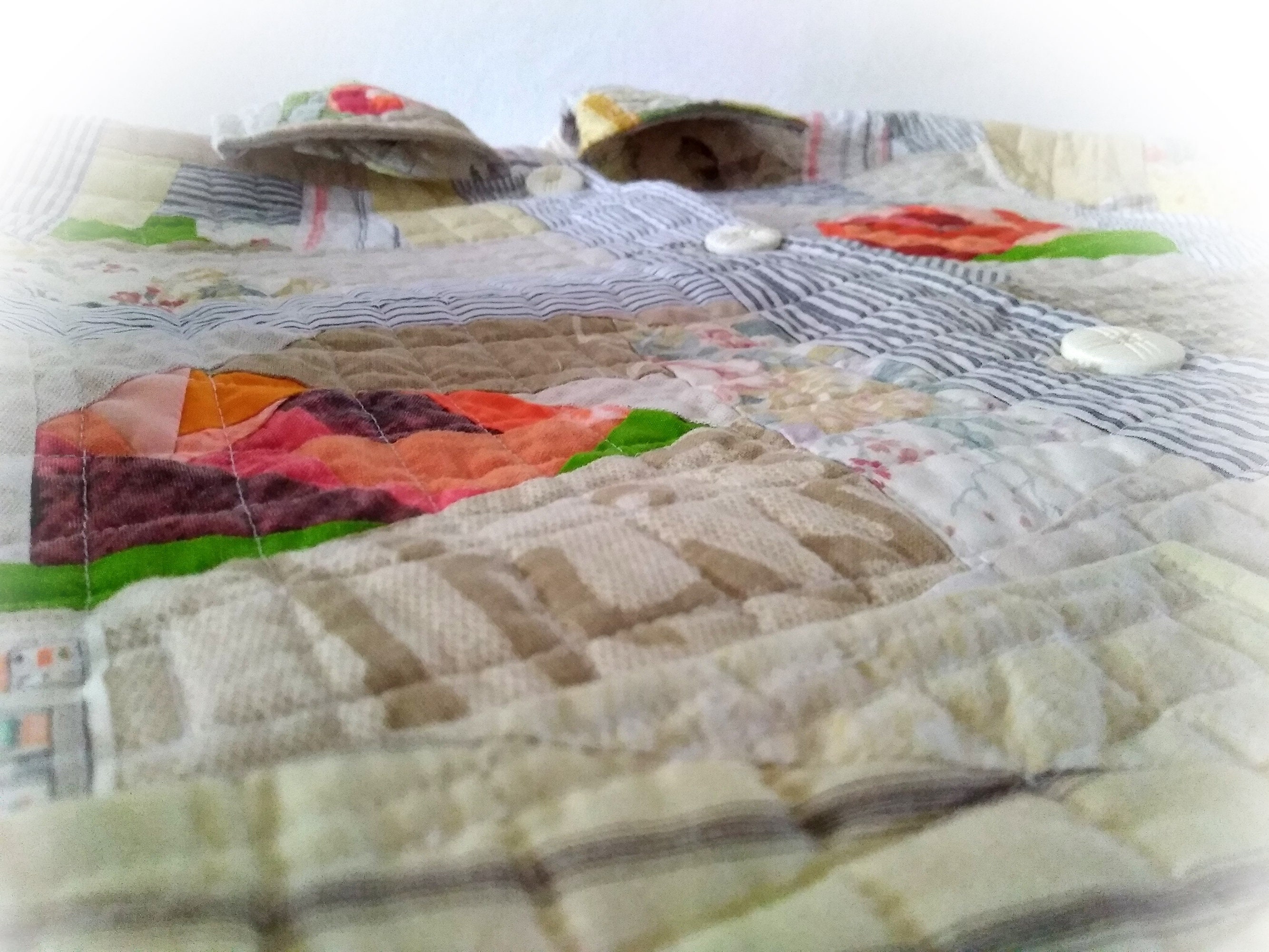 Patchwork Guilt Coat Handcrafted Quilted Jacket Women's - Etsy Denmark