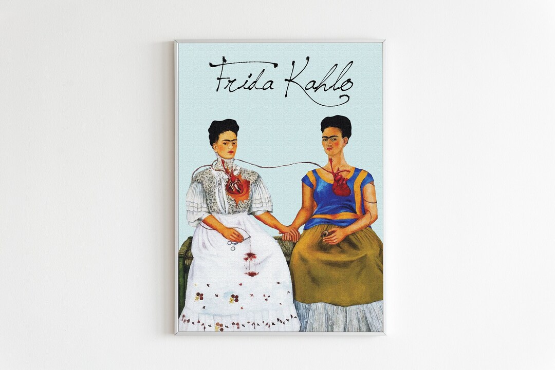 Frida Kahlo Las Dos Fridas Art Print, Wall Art, Poster, Modern Art ...