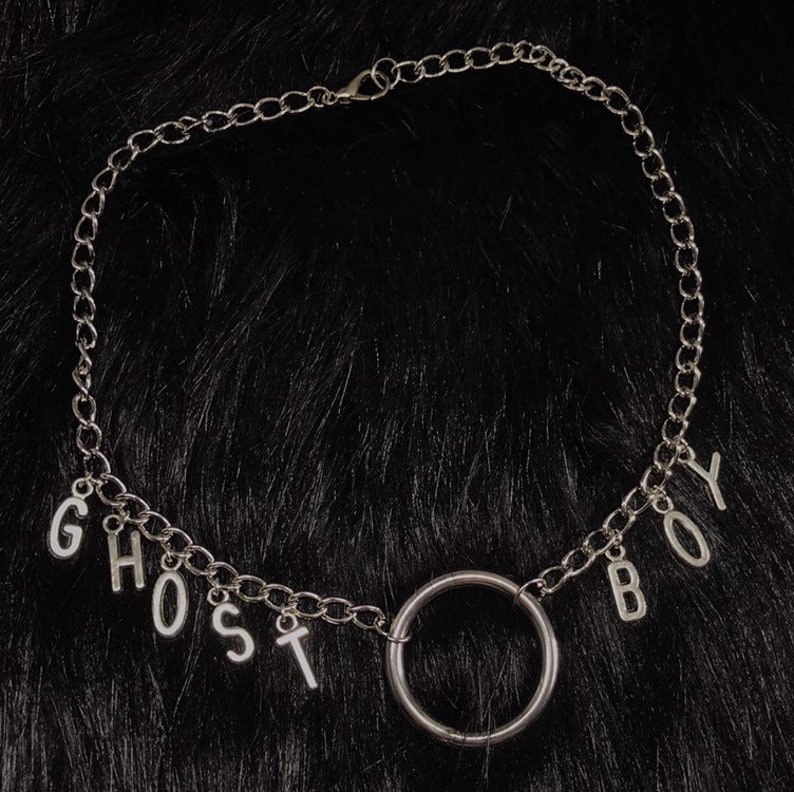 Ghost Boy O-ring Chain | Aesthetic Inspired Streetwear Necklace | O ...