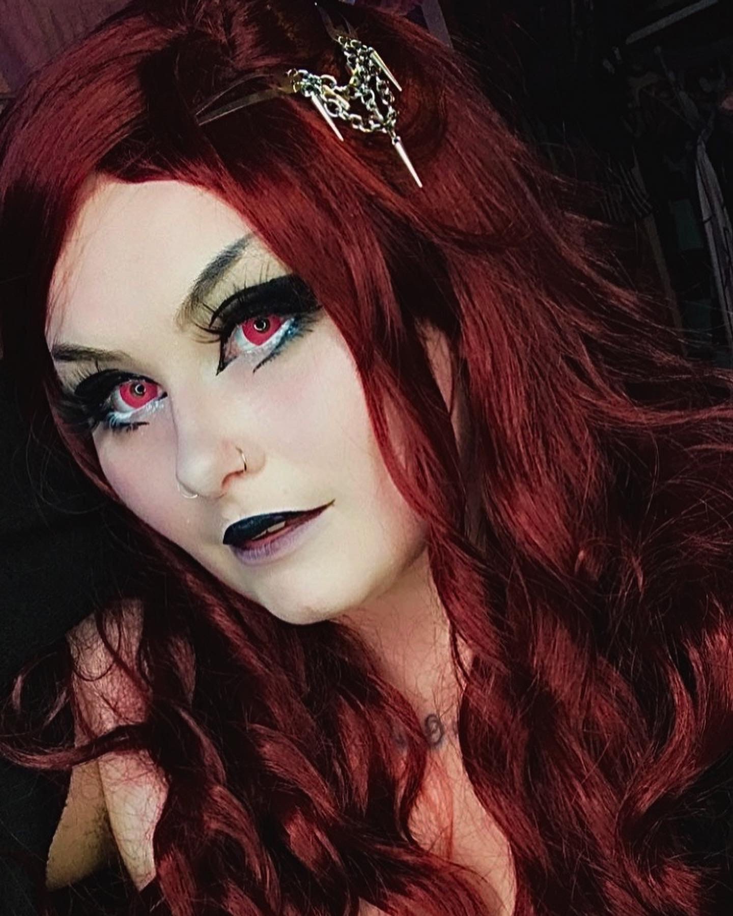 Chain Layered Hair Clips Alt Alternative Goth Industrial | Etsy