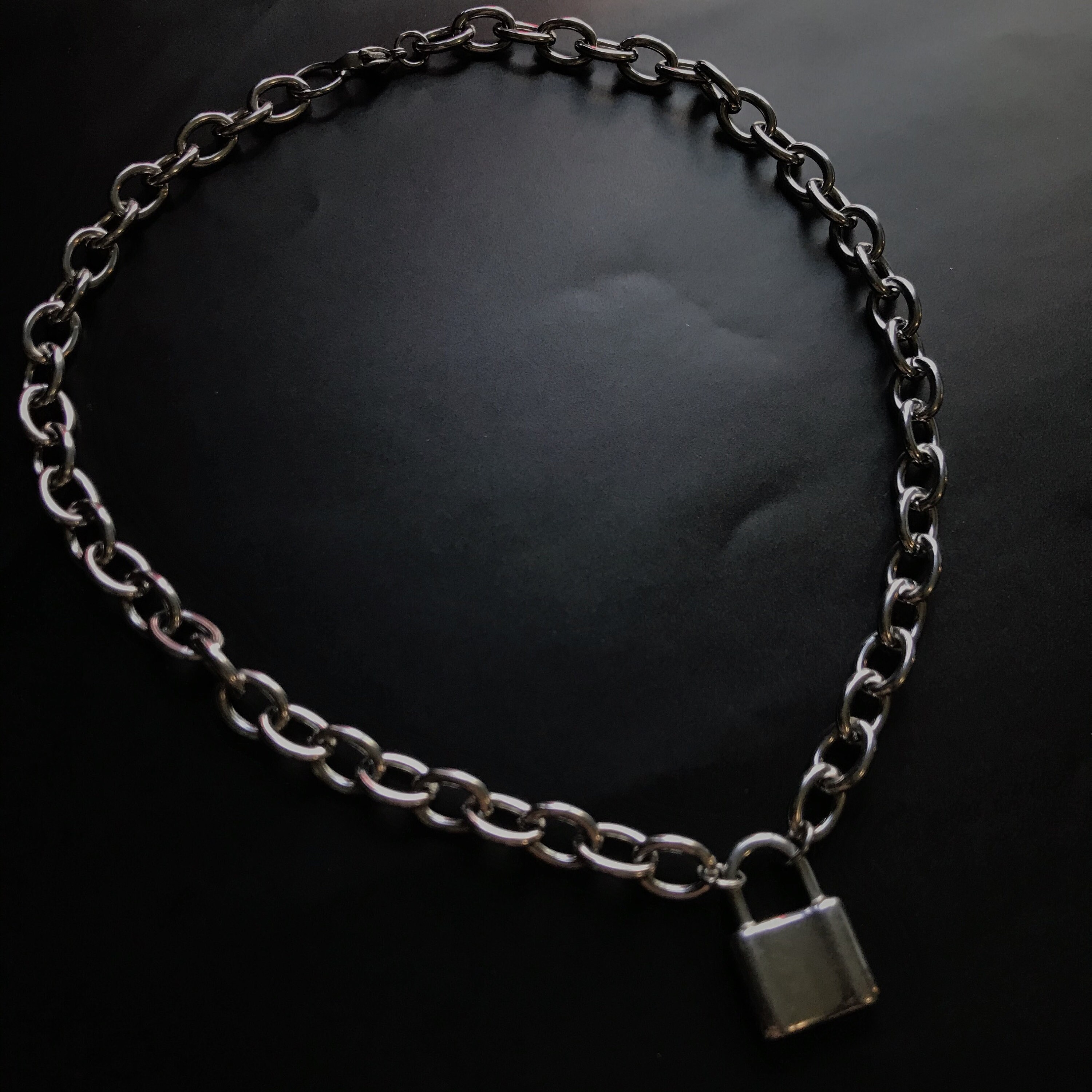 Drusilla Stainless Steel Mini Lock Chain Heavy Duty Elegant - Etsy