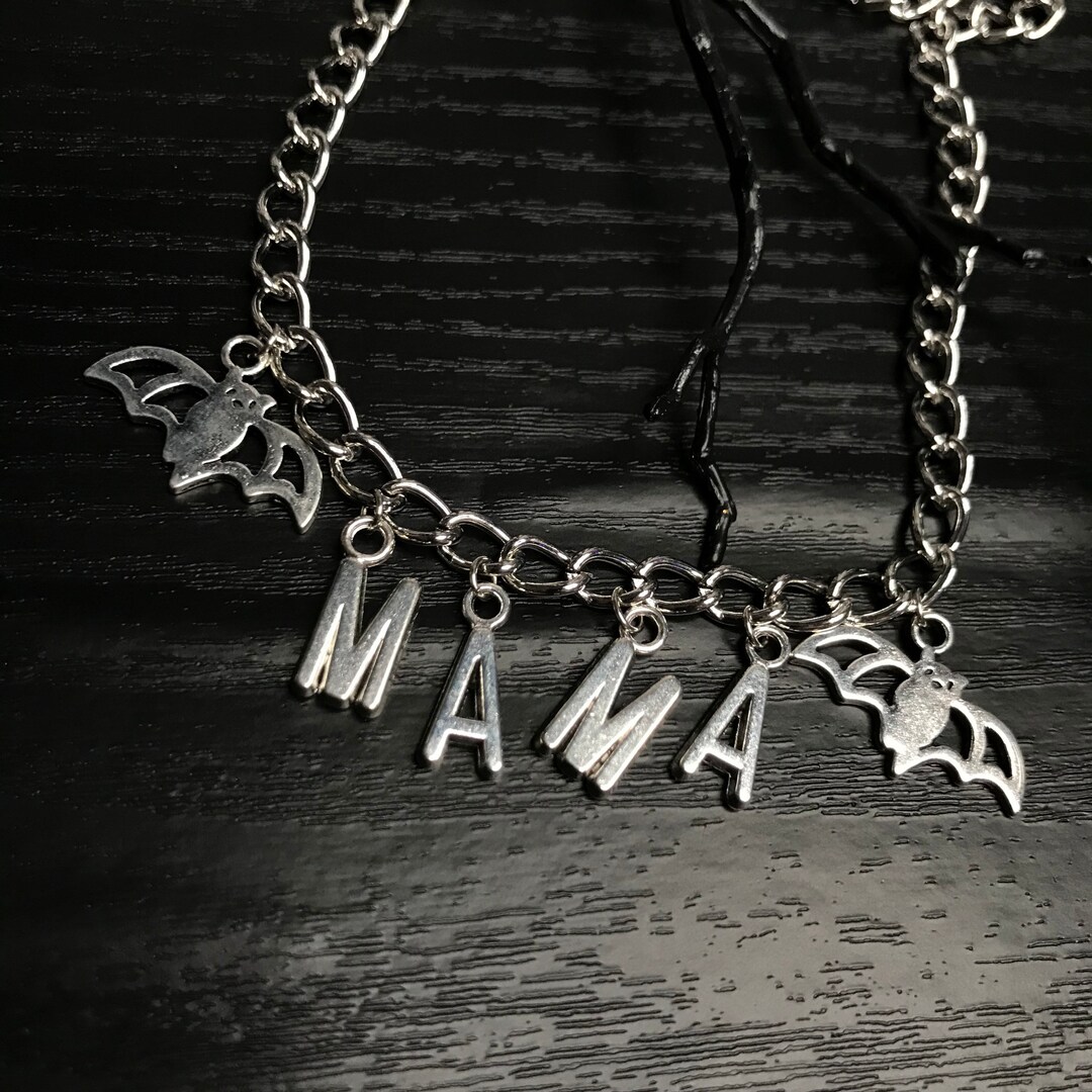 Creepy Mama Bat Chain | Goth Punk Alternative Style Motherhood Jewelry ...