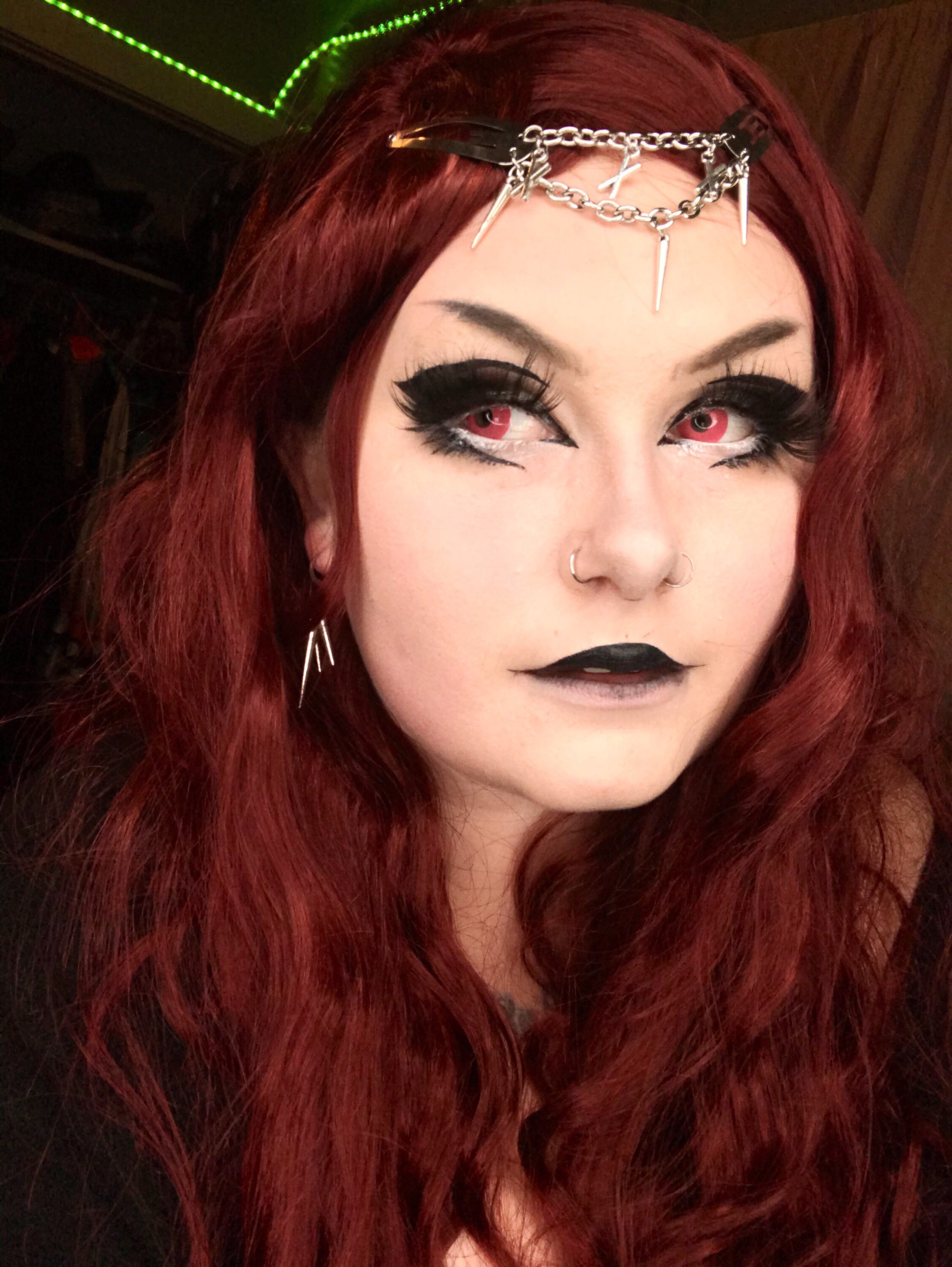 Chain Layered Hair Clips Alt Alternative Goth Industrial | Etsy