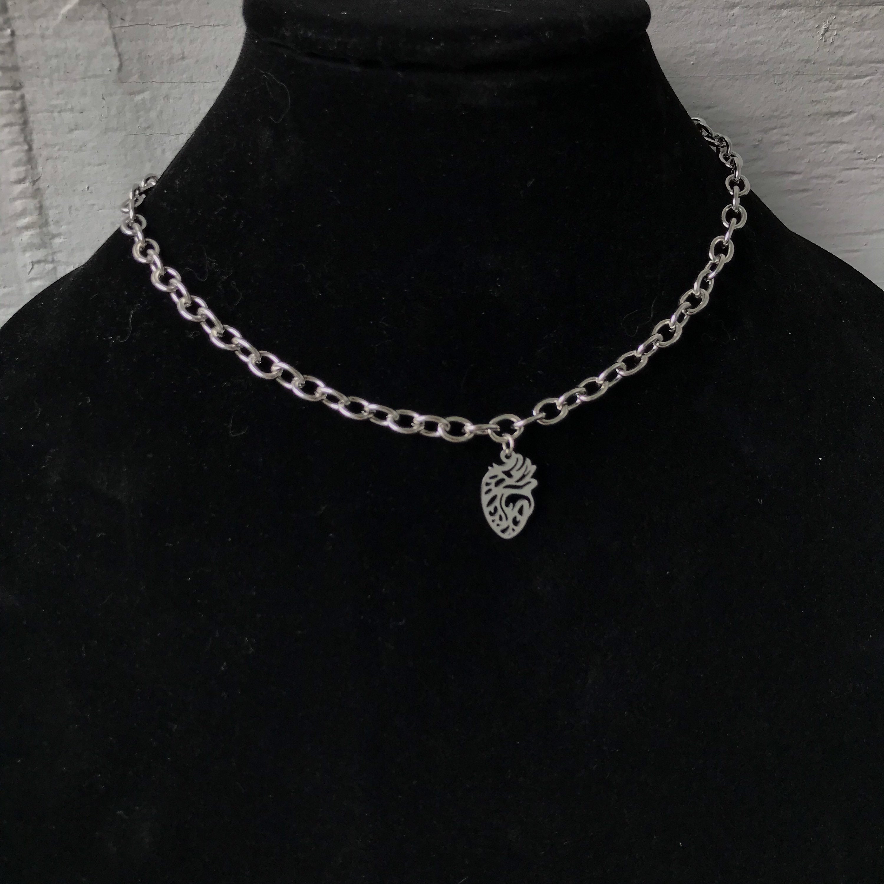 The Heartbreak Chain Stainless Steel Unisex Aesthetic - Etsy