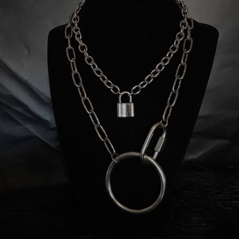 Drusilla Stainless Steel Mini Lock Chain Heavy Duty Elegant - Etsy