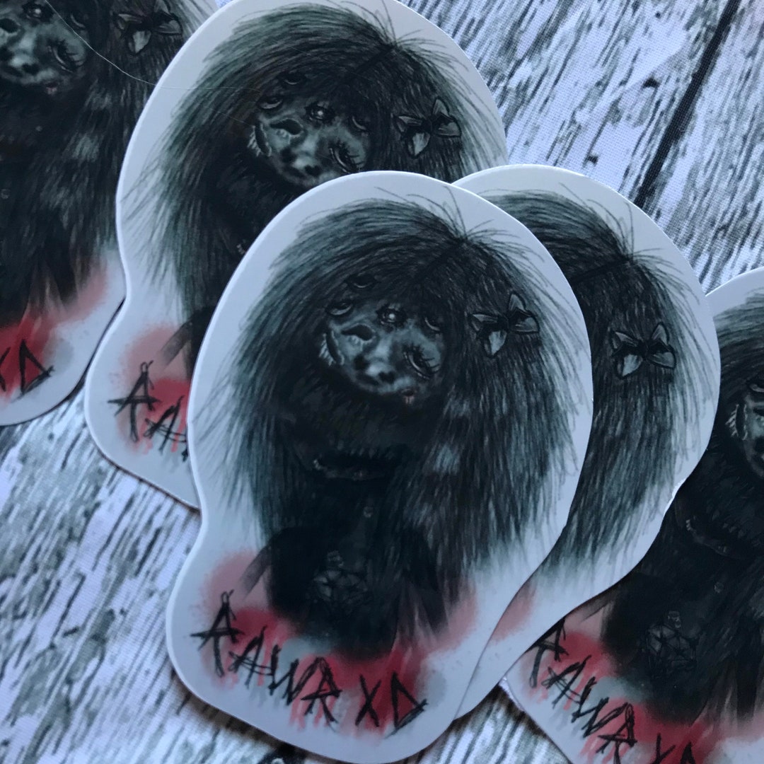 RAWR XD Zombie Scene Queen Vinyl Sticker Horror Scene Emo - Etsy