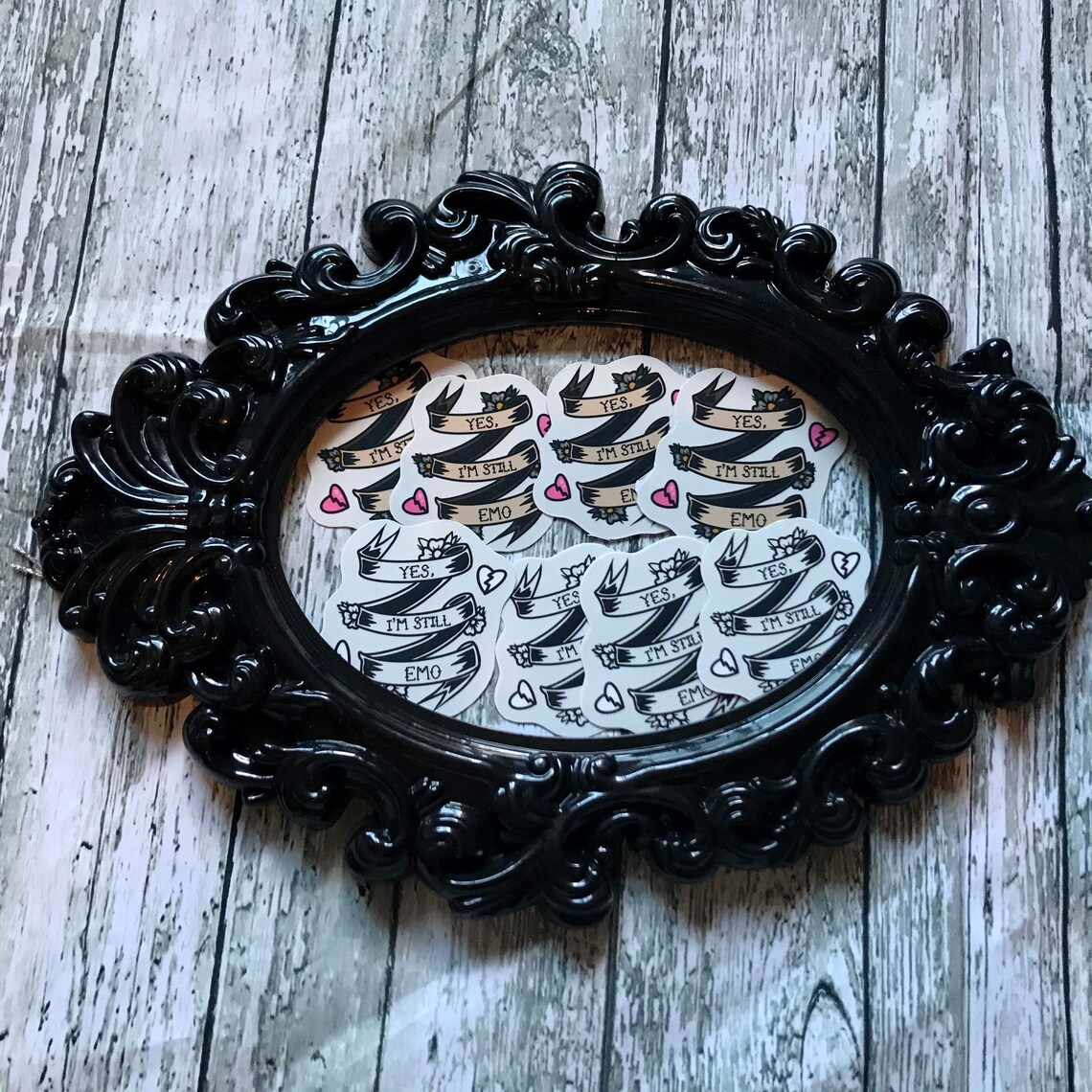 Yes Im Still Emo Vinyl Sticker Elder Emo Traditional - Etsy