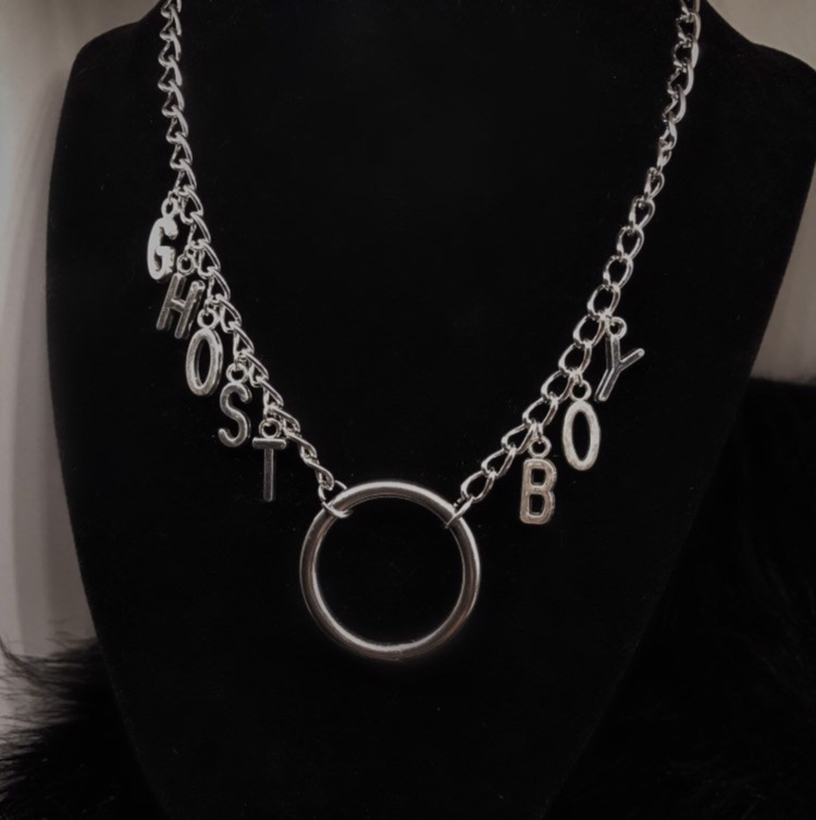 Ghost Boy O-ring Chain | Aesthetic Inspired Streetwear Necklace | O ...