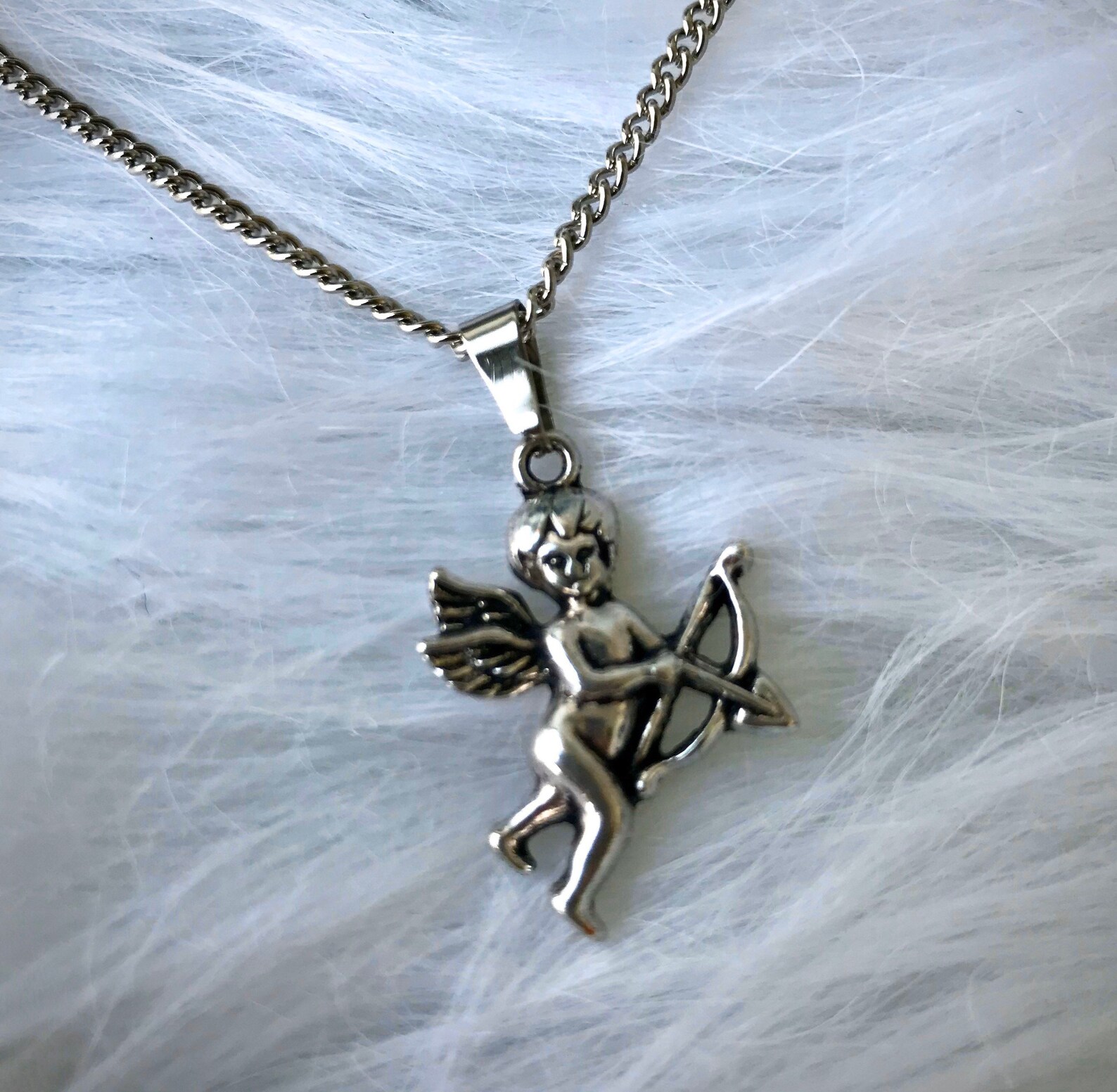 Cupid’s Victim Minimalist Delicate Cherub Chain | Aesthetic Grunge ...