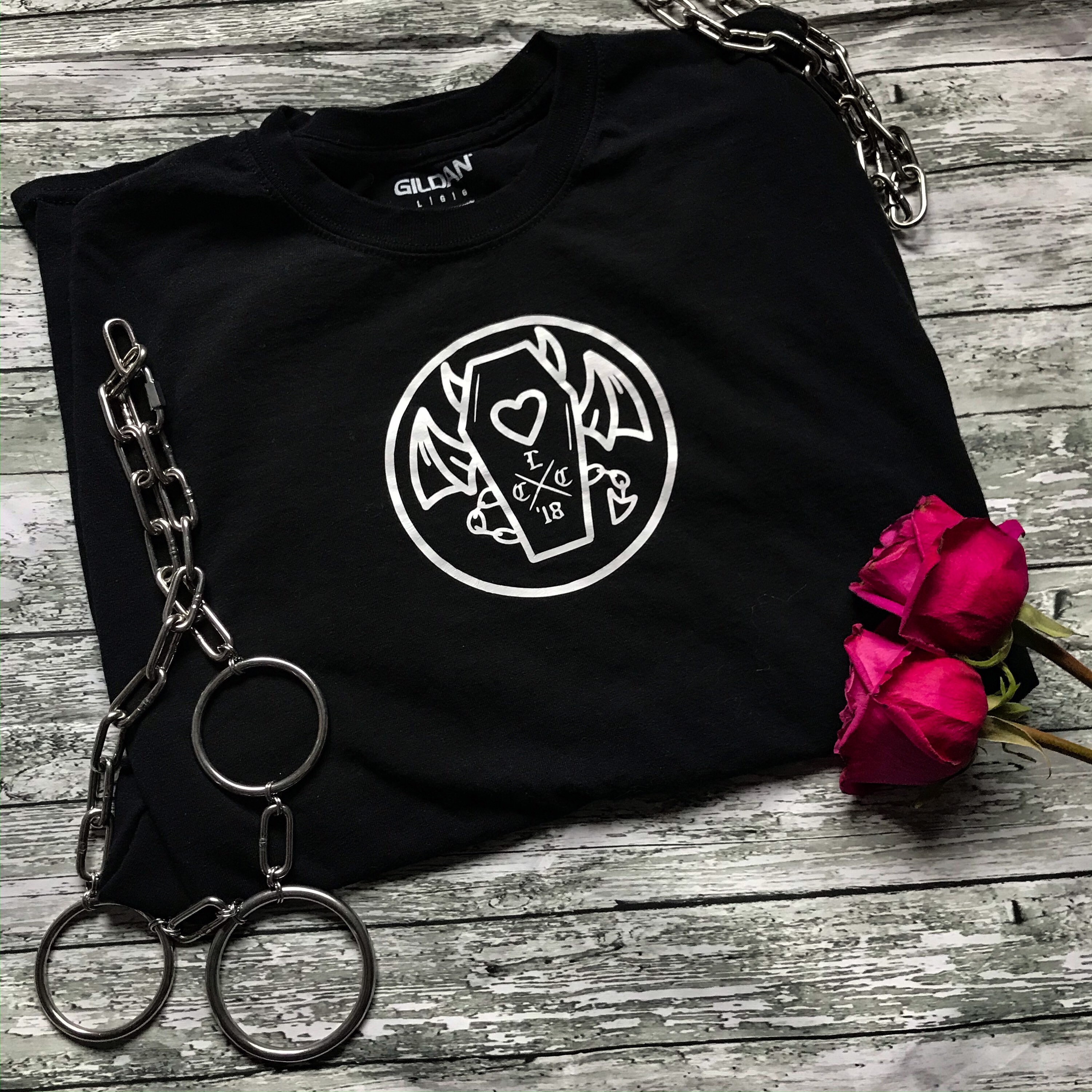 Lovecraft Crypt Logo Tee Alternative Aesthetic Grunge Gothic - Etsy