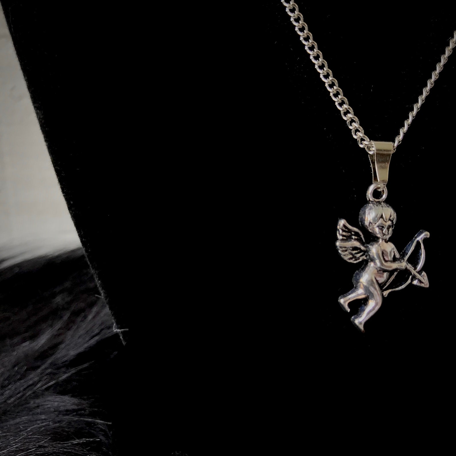 Cupid’s Victim Minimalist Delicate Cherub Chain | Aesthetic Grunge ...