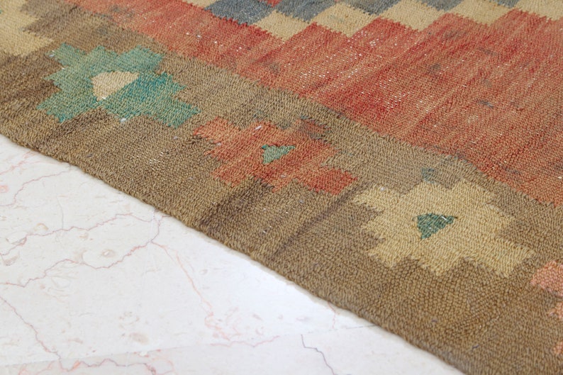 Traditional Geometric Kilim Rug 5x8 Hooked Area Kilim Rug - Etsy