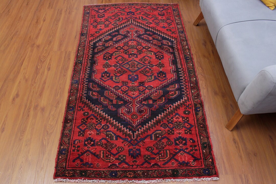 Area Rug, 3x6 Area Rug, Handmade Rugs for Bedroom, Kitchen Rug, 3'1 X 5 ...