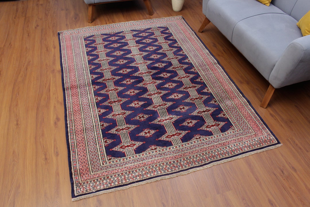 Persian Area Rug 4x6 Persian Rug 4x6 Area Rug Hand Knotted Vintage Rugs ...