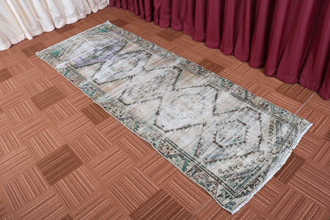 Runner Rug Persian Beige and Green Rug 3x9 Entryway Runner Rug - Etsy