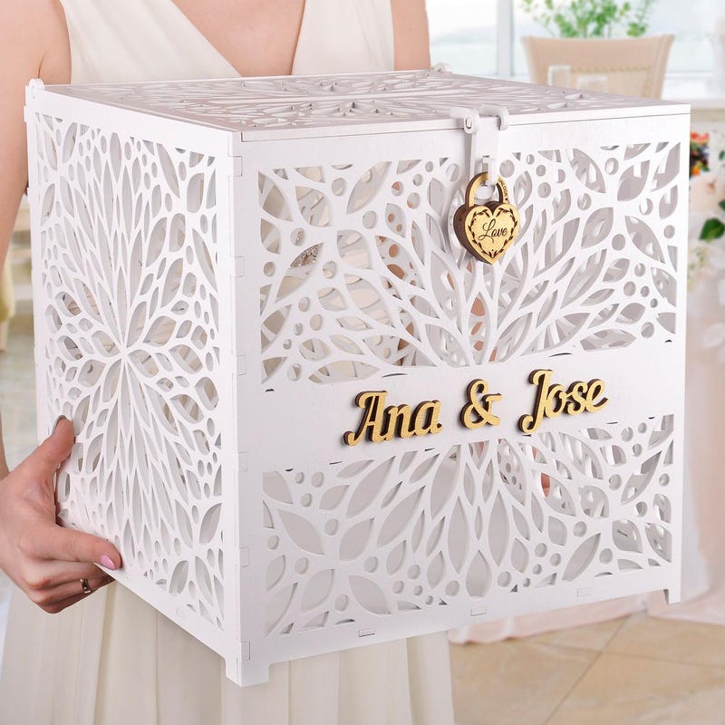Reception Card Box - Etsy