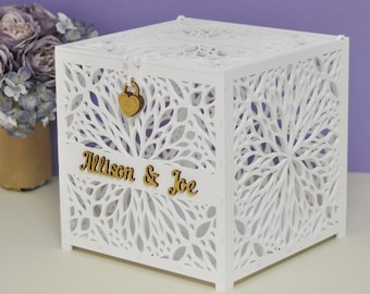 Wedding Card Box With Lock - Etsy