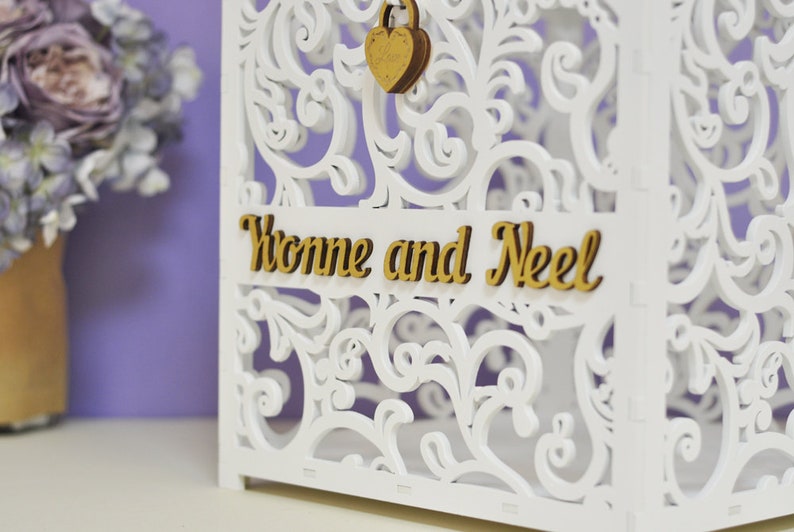 Wedding Card Box Wedding Card Holder Wedding Box Wishing Well | Etsy