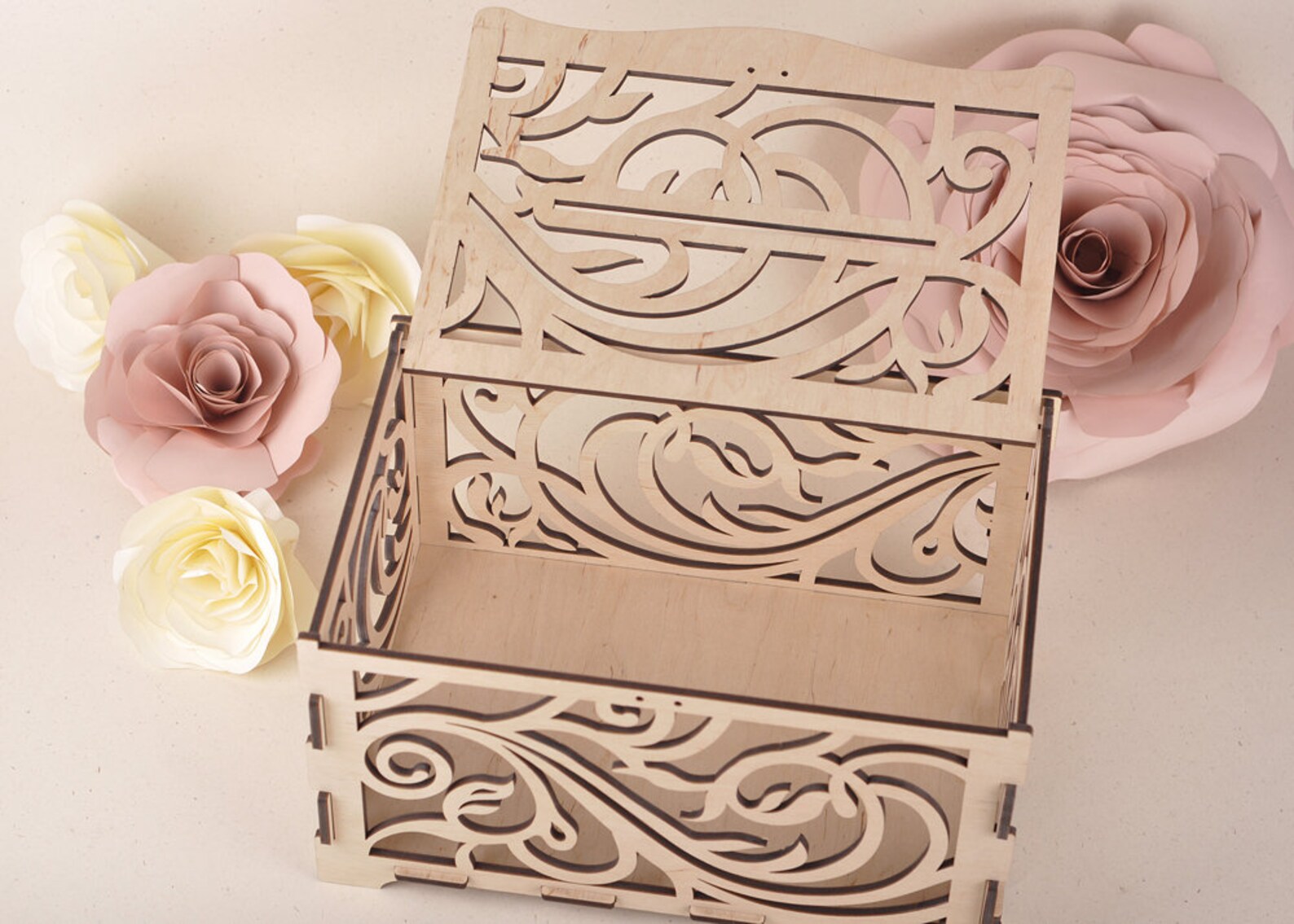 Wedding Money Box Rustic Wooden Money Box - Etsy
