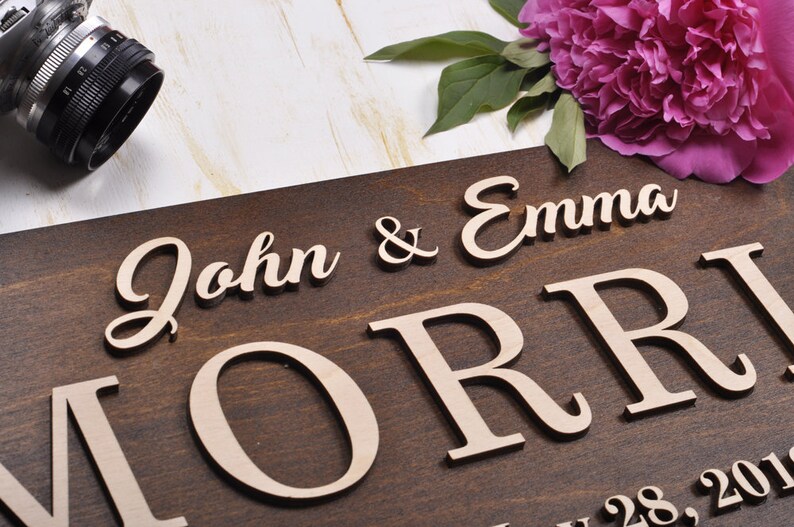 Family Name Sign Wedding Signs Welcome Signs Wedding Wooden | Etsy