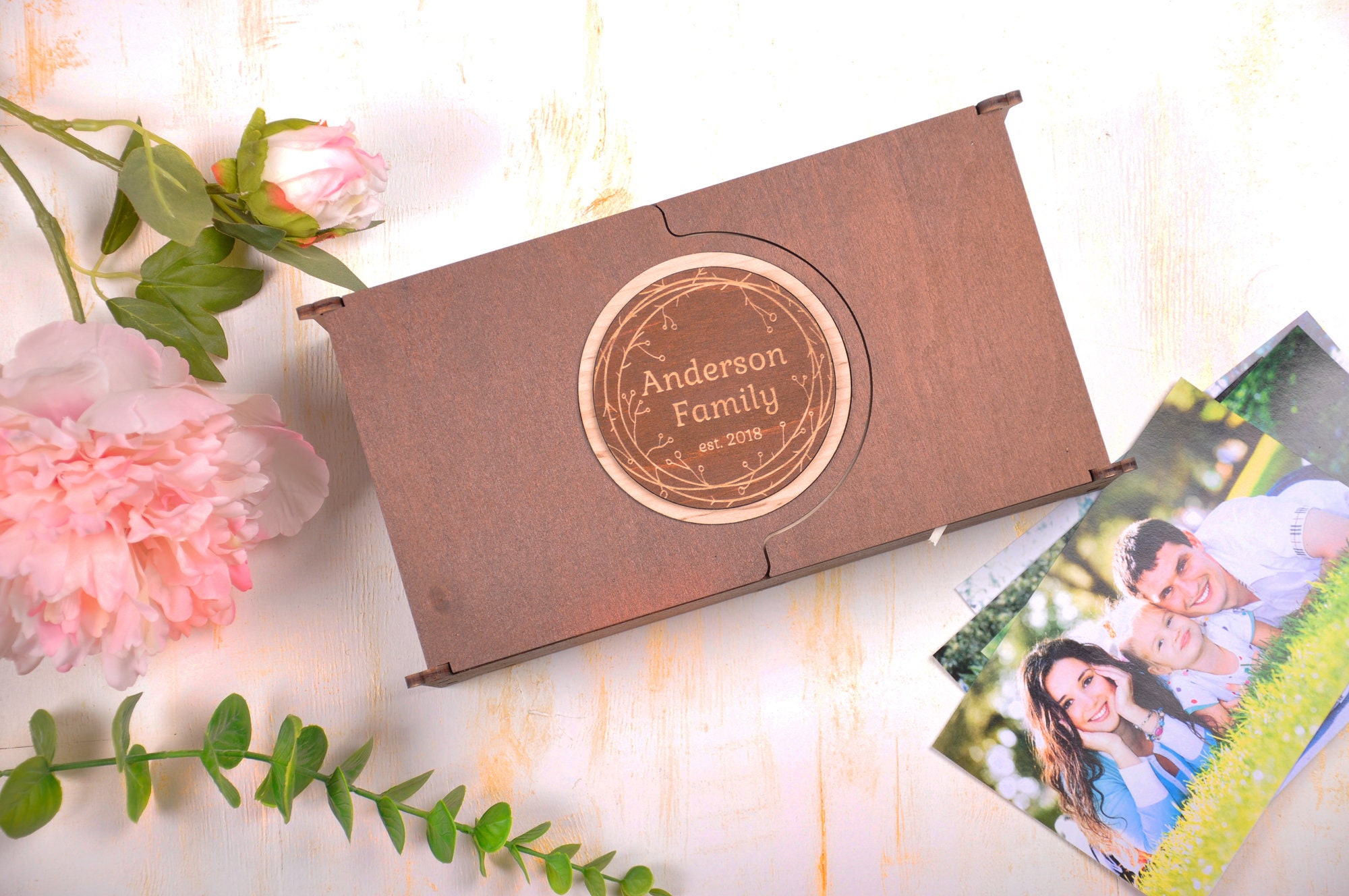 Wedding Photo Box. 4 X 6 Photo Box. Box for Photos. Wooden | Etsy