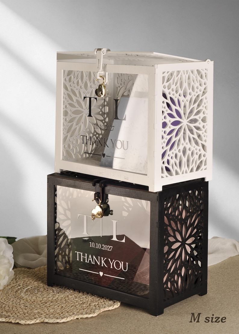 Gothic Wedding Card Box, Birch Plywood Keepsake Box With Lock - Etsy UK