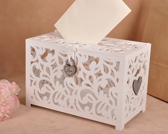 Wedding Card Box With Lock - Etsy