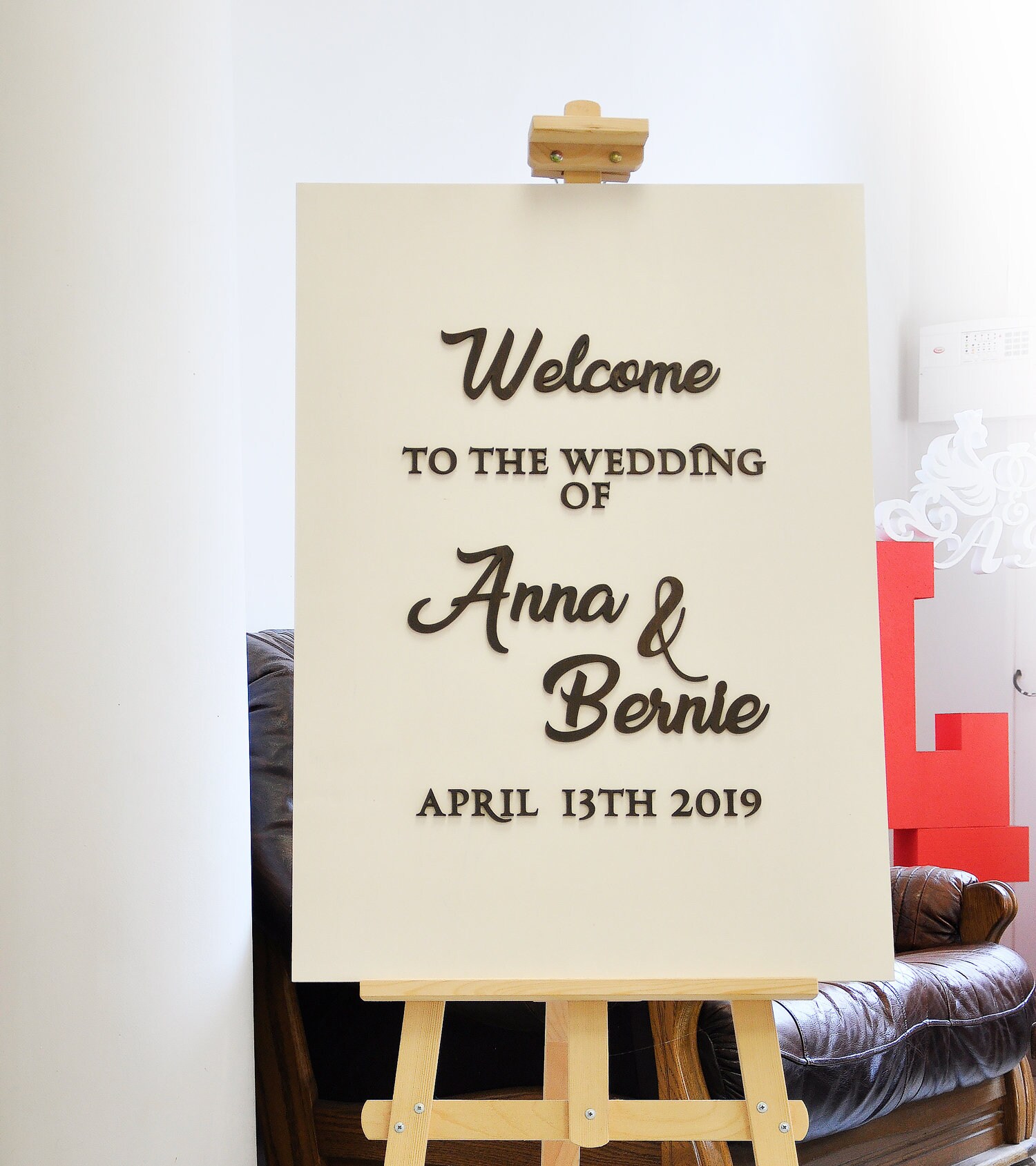 Wood wedding sign wedding welcome sign Wedding Entrance Sign | Etsy