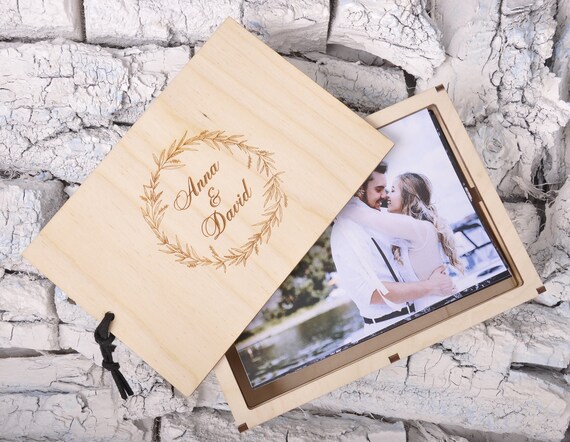 Photo Box 4 X 6. Wood Photo Box. Wedding Photo Box. Wooden | Etsy