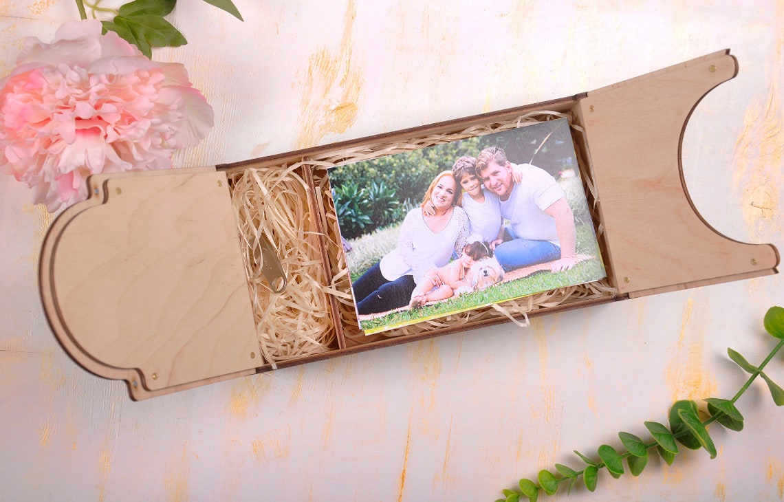 Wedding Photo Box. 4 X 6 Photo Box. Box for Photos. Wooden | Etsy
