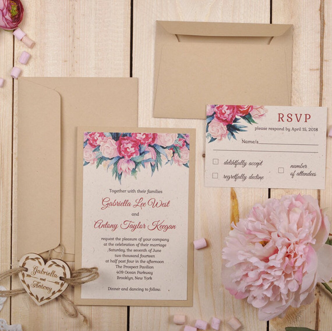 Printed Wedding Invitation Wedding Invitations Wedding - Etsy