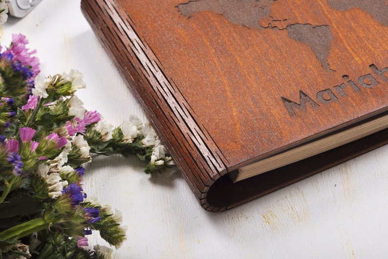 Wedding Guest Book. Map Guest Book - Etsy