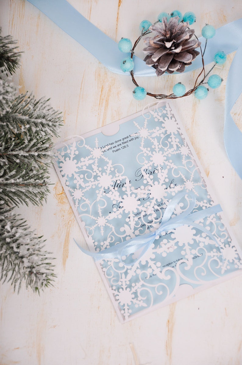 Laser Cut Wedding Invitation Template. SVG EPS DXF Files - Etsy