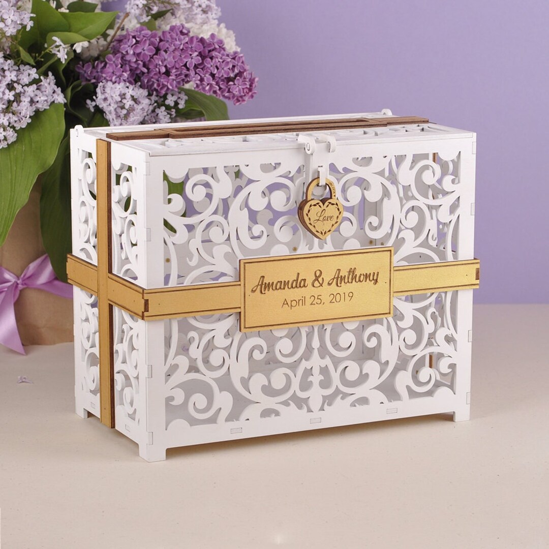Wedding Envelope Box With Two Sizes for 150 - 350 Cards - Etsy
