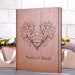 Rustic Wedding Guest Book Wedding Large Guest Book Wood Guest Book Tree ...